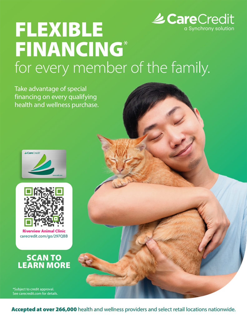 Financing Available - Riverview Animal Clinic